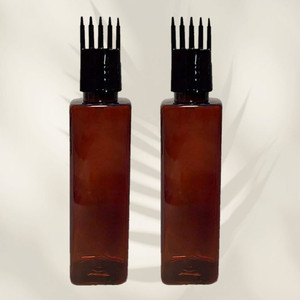 Green Aroma Hair Root Applicator Bottle with Comb Cap for Applying Hair ...