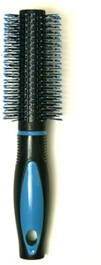 LOVHIDE Round Rolling Curling Roller Comb Hair Brush With Soft Bristles ...