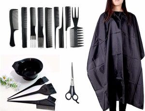 APOEM Combo Of Saloon Hair Dresser (Cutting Sheet/Cutting Comb/Dye Hair ...