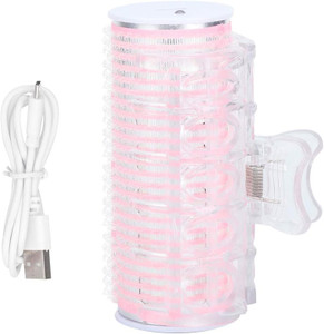 ORTIZA USB Instant Heat Ceramic Hot Hair Rollers, Mini Portable Hair ...
