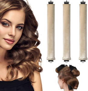 ORTIZA Heatless Hair Curler, Overnight Heatless Curls Blowout Rods for ...