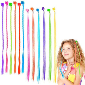Zusaca Kids Extensions with Clips, Extensions for Women - 12 Pcs Hair ...