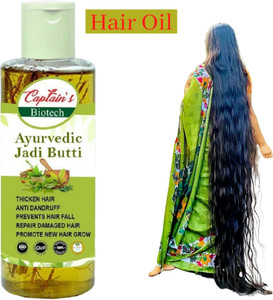 Captain Biotech Ayurvedic Jadi Butti Hair Growth oil For Men And Women ...