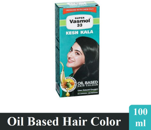 Super Vasmol Kesh Kala Hair Color Oil - Pack Of 1 (100ml) Hair Oil ...