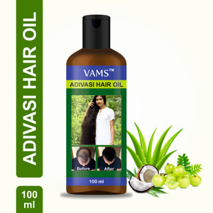 VAMS Adivasi Herbal Hair Growth Oil Hair Care - 100ml Hair Oil Price in ...