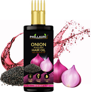 Phillauri Black seed Onion Oil for Hair Regrowth Hair Oil for Men and ...