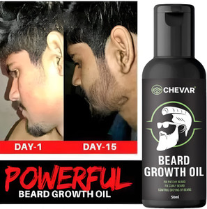 Chevar beard oil Advanced Beard Growth Oil For Men(SLS & Parabean Free ...