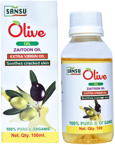 Sansu Olive oil ( Zaitoon Oil ) - 100% Pure & Fresh ( Pack of 2) Hair ...
