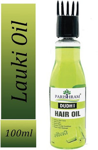 Parishram Lauki hair oil, Dudhi hair Oil (100ML) Hair Oil - Price in ...