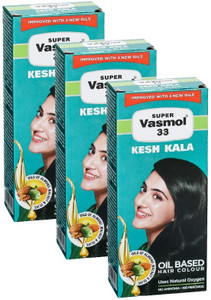 Super Vasmol Kesh Kala Hair Color Oil - Pack Of 3 (100ml) Hair Oil ...