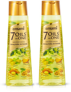 EMAMI 7 Oils In One 500ml - Pack of 2 Hair Oil - Price in India, Buy ...