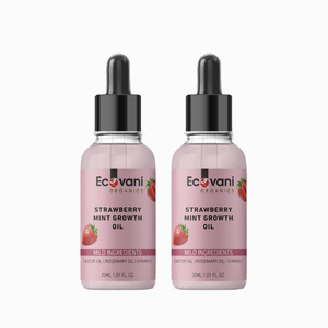 ecovani Strawberry Mint Growth Oil,Hair Growth Serum,Natural Rosemary ...