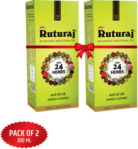 Ruturaj Ayurvedic Medicinal I Hair Oil I Pack of 2 I 300ML Hair Oil ...