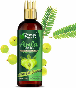 Dravida Organics Amla Hair Oil - Pure Cold Pressed Indian Gooseberry ...