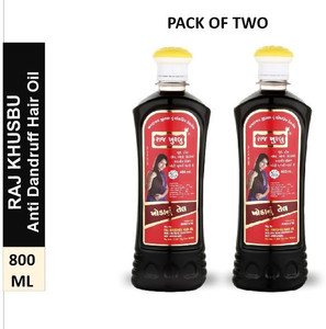 RAJ KHUSHBU ayurvedic anti-dandruff /khoda/ lice hair oil (packof 02 ...