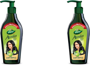 Dabur Amla Hair Oil For Strong Long hair 550 ML PACK OF 2 Hair Oil ...