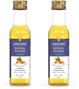 Gmore Cold Pressed - Extra Virgin - Almond Oil/ Badam Rogan/ Badam Tail ...