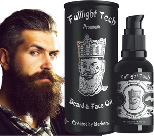 FULLLIGHT TECH Premium Beard Growth and Hair Oil 30 ml | For thicker ...