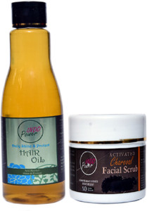 INDO POWER Aa136-DAILY SHINE & PROTECT HAIR OIL 200ml+ACTIVATED ...