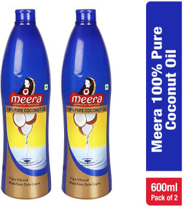 Meera 100% Pure Coconut Oil,Tripal Filtered Dala Copra with Fresh ...