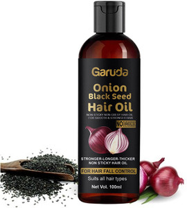 Garuda Onion Black Seed Hair Oil - Controls Hair Fall - Ga NO Mineral ...