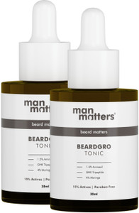 Man Matters BeardGro+ Advanced Beard Growth Tonic for Men | 3X More ...
