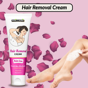 Phillauri Hair Removing Painless Cream for Skin, Soothing Cream for ...