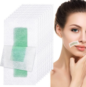 MYEONG Face Wax Strips For Women Waxing Paper For Upper Lips Strips ...