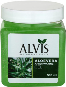 ALVIS 500ml After Waxing Gel, 100% natural & organic (Aloevera) Cream ...