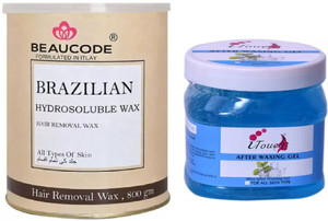 Beaucode Professional Rica Brazilian Body Hair Wax -800gm + Mint after ...