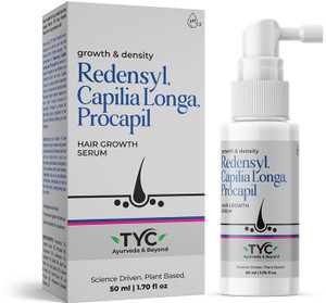 Tyc Herbal Hair Growth Serum with 3% Redensyl, 1% Procapil & 1% Capilia ...