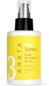 ARATA Grow+ Turmeric Scalp Serum|Boosts Hair Growth|With Capilia Longa ...