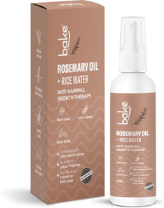 Bake Cosmetics Rosemary Oil Hair Growth Mist Serum with Rice Starch for ...