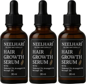 NEELHARI Advanced Hair Growth Serum with 3% Redensyl & 4% Anagain|Thick ...