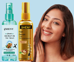 Sheny Keratin Hair Serum , Argon oil Ultra Smoothing Serum - Price in ...