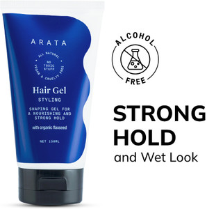 ARATA Hair Styling Gel for Men|Daily Use |Strong Hold|With Organic ...