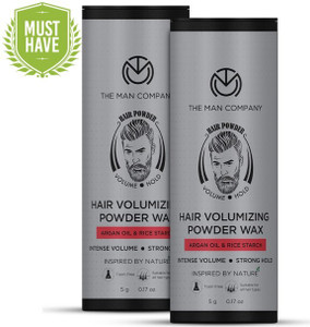 THE MAN COMPANY Hair Volumizing Powder Wax - Pack of 2 | Strong Hold ...