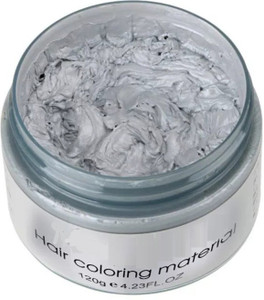 XTREME GLOSSY hair color shine SILVER wax party styling wax Hair Mousse ...