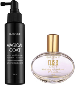 Suroskie Magical Coat (100ml) for Anti Fizz Hair + Rose Dore (50ml ...