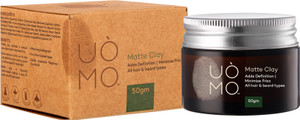 UOMO Mens Beard Hair Styling Matte Clay | Matte Finish with Volume Hair ...