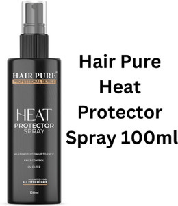 Hair Pure Heat Protector Spray 230º Heat Protection Defense from ...