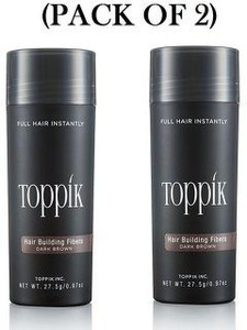 toppik Hair Fibers For Hair Loss Concealer And Instant Styling Dark ...