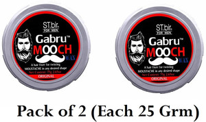ST. BIR Gabru Men's Mooch Wax Hair Gel - Price in India, Buy ST. BIR ...