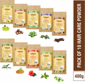 Vedask Organic Hair Pack , Mask Combo Pack of 10 . - Price in India ...