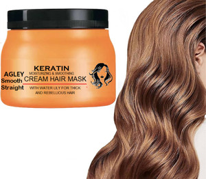 AGLEY KERATIN Hair Spa Cream For Smoothing Hair Solution - Price in ...