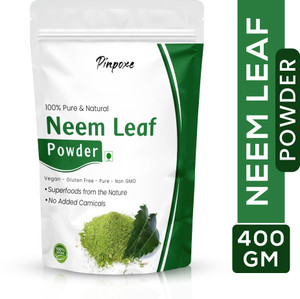 Pinpoxe Neem Leaf Powder (2 in 1 Uses) for Face Mask/Hair removal (Skin ...