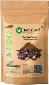 HerbsLand Reetha/Ritha Powder For Silky & Smooth Hair (90gm Each- Pack ...