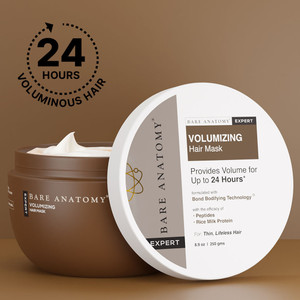 BARE ANATOMY Volumizing Hair-Mask | Volume For Upto 24 Hours | For Dry ...