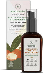 Juicy Chemistry Sacha Inchi, Argan and Mango Butter Hair Mask, 75 g ...