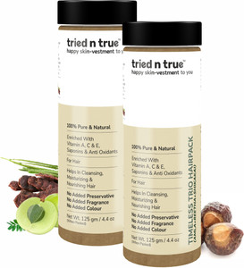 tried n true Timeless Trio Hairpack Powder with Pure Amla, Reetha and ...